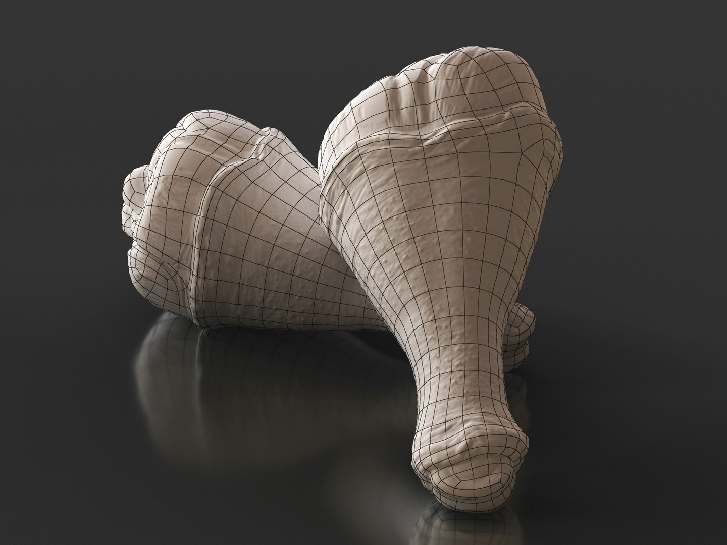 Chicken Food Poultry 3D Model - TurboSquid 1686042