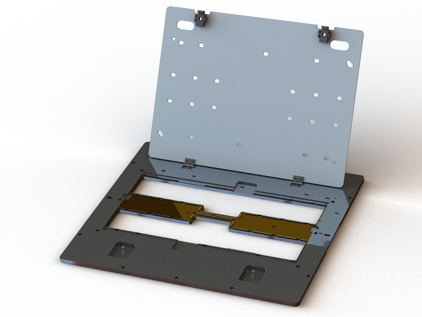 Standard Aluminium PCB Router Fixture model - TurboSquid 2158403