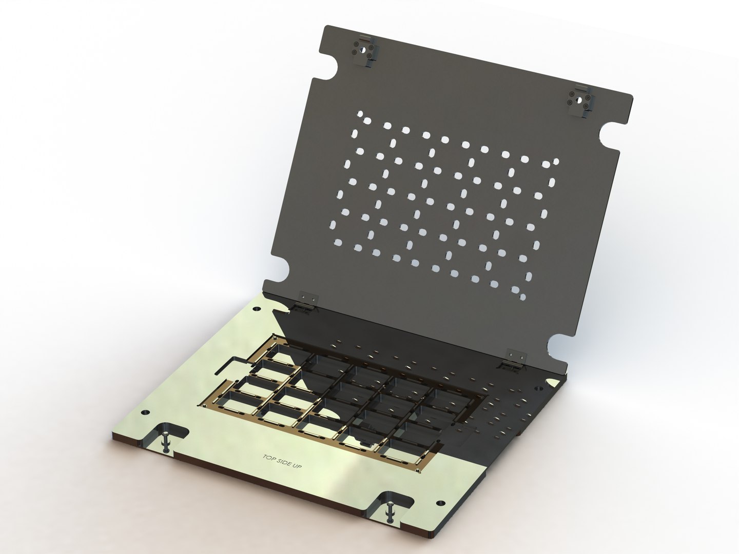 Standard Aluminium PCB Router Fixture model - TurboSquid 2158403