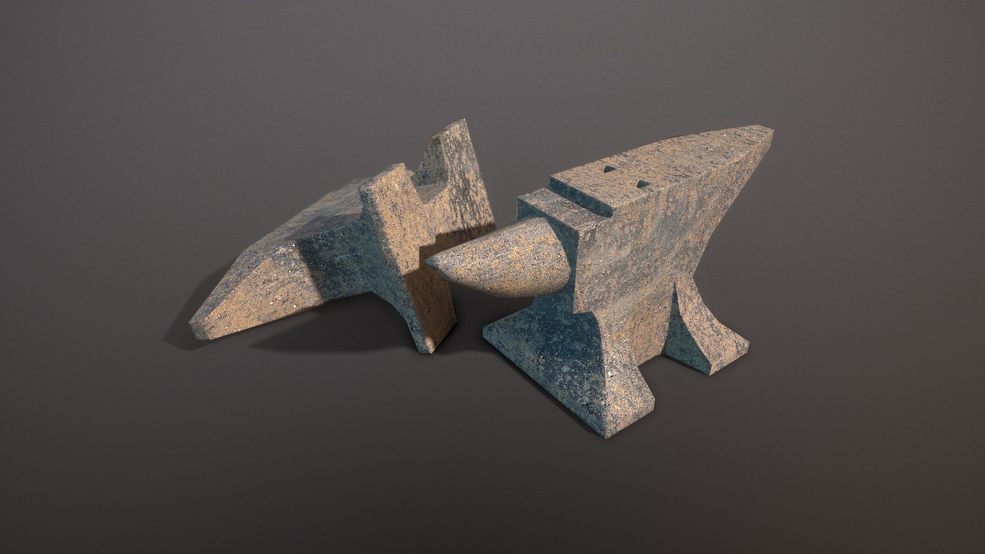 Rusty Anvil Pbr Low-poly 3D Model - TurboSquid 1721633