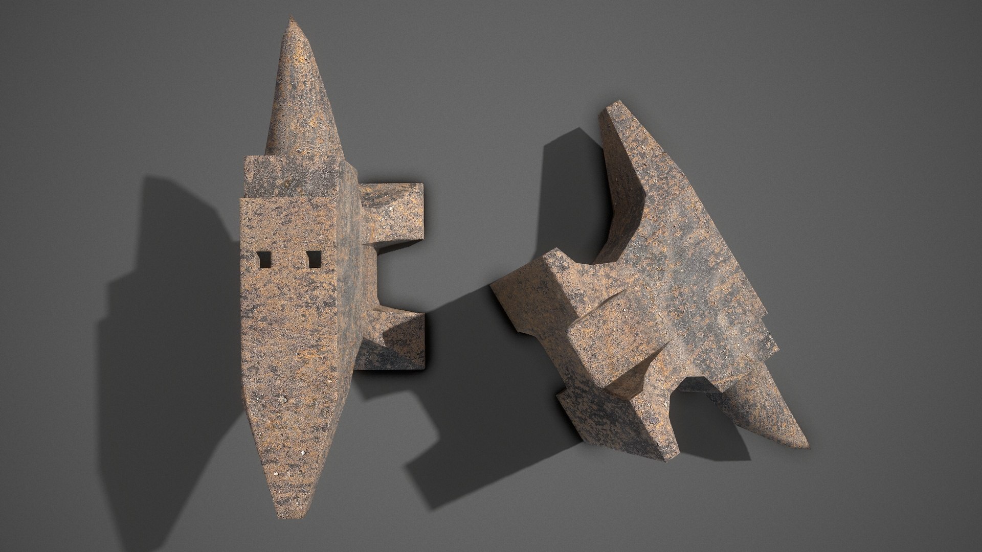 Rusty Anvil Pbr Low-poly 3D Model - TurboSquid 1721633