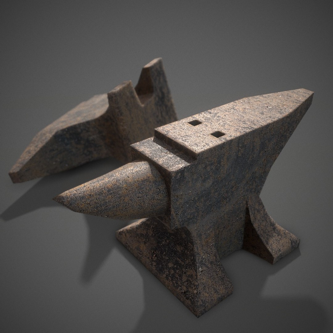 Rusty Anvil Pbr Low-poly 3D Model - TurboSquid 1721633