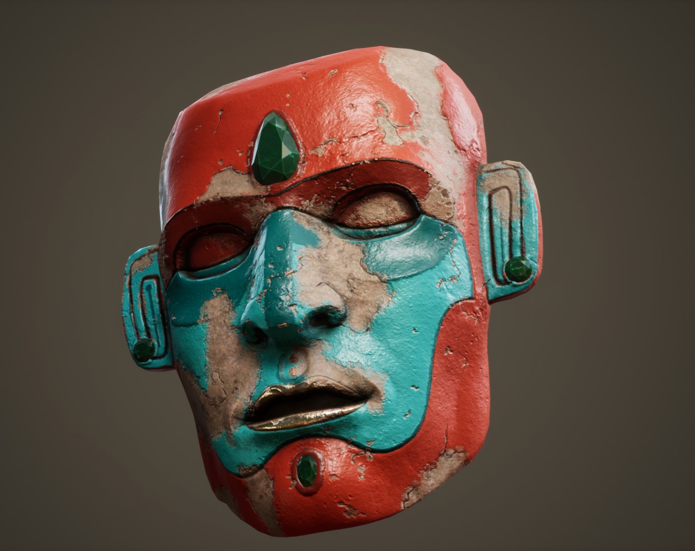 3D Ancient Mask - TurboSquid 1586285