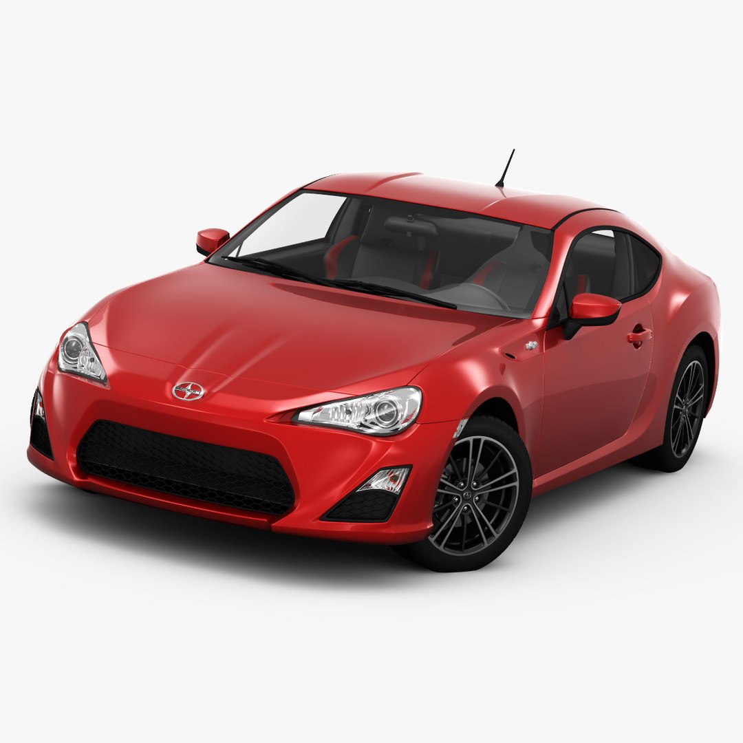 Scion Fr-s Sports Car 3d Model
