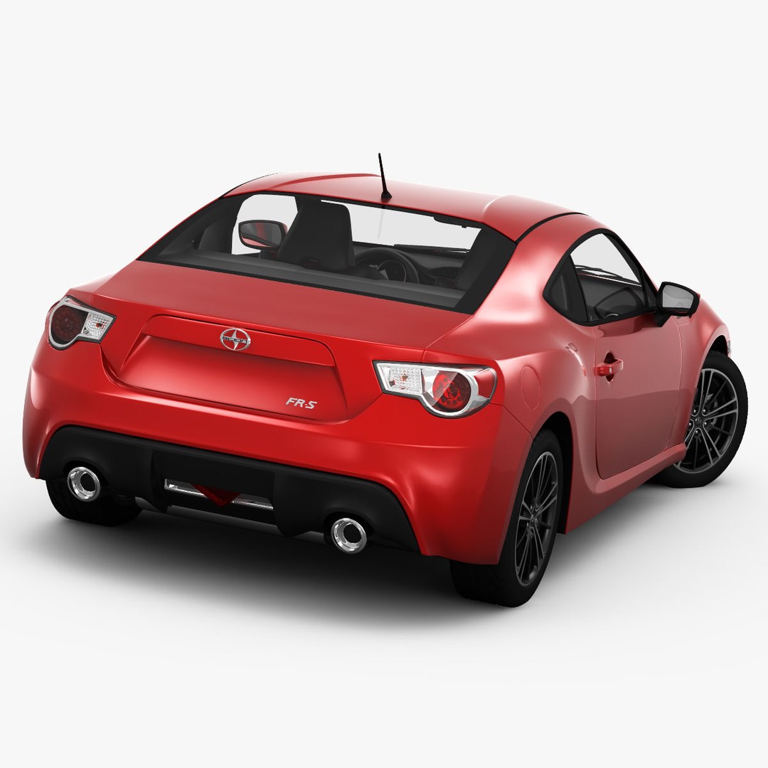 Scion Fr-s Sports Car 3d Model