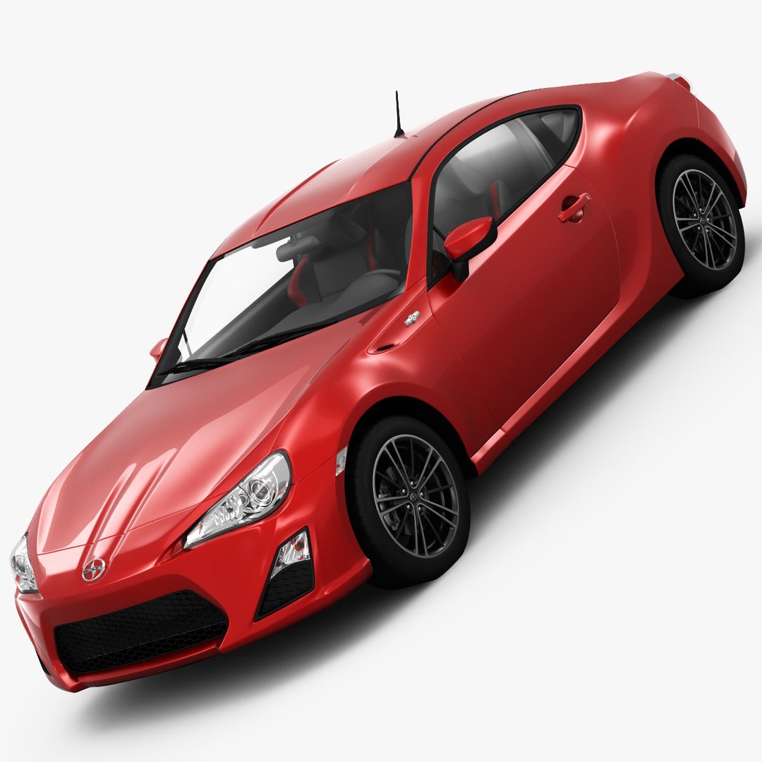 Scion Fr-s Sports Car 3d Model
