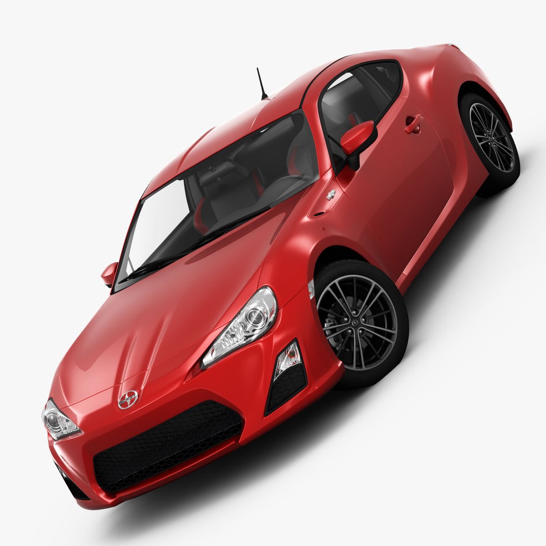 Scion Fr-s Sports Car 3d Model