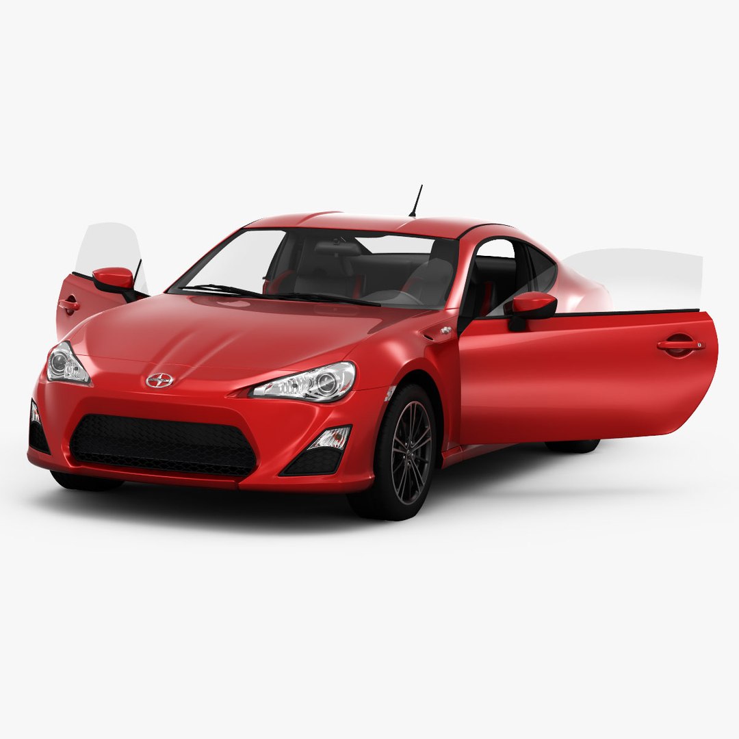 Scion Fr-s Sports Car 3d Model