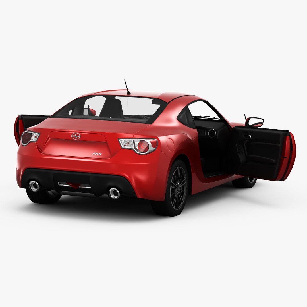Scion Fr-s Sports Car 3d Model