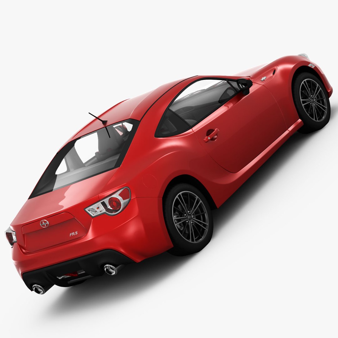 Scion Fr-s Sports Car 3d Model