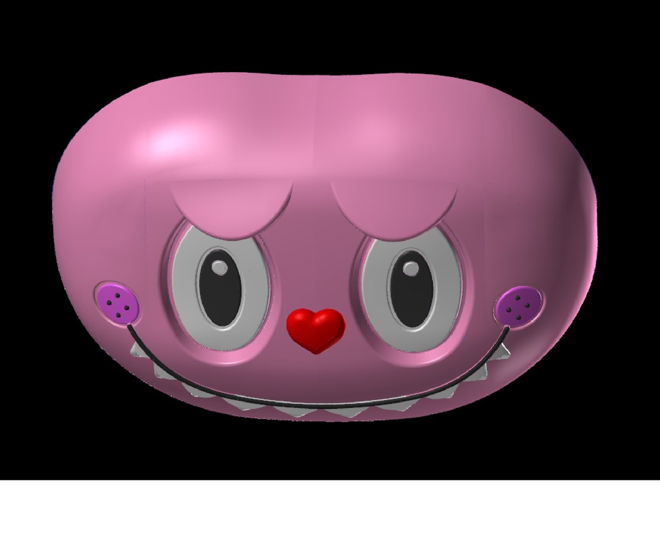 Doll Labubu Face Model - TurboSquid 2329646