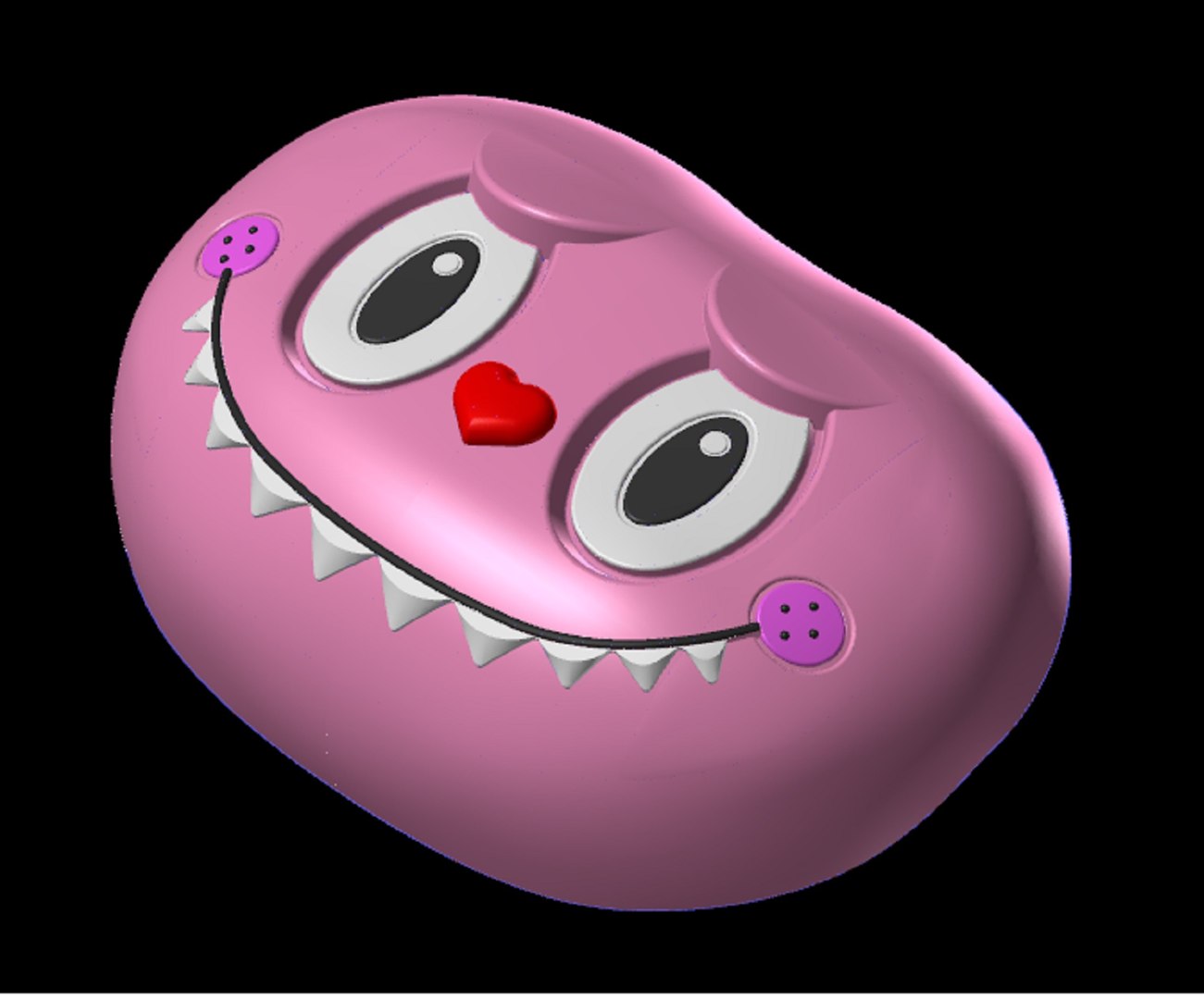 Doll Labubu Face Model - TurboSquid 2329646