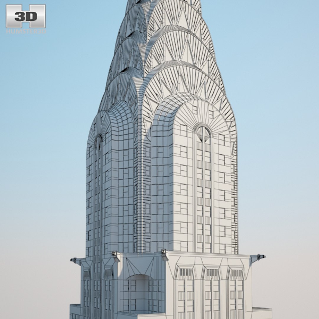 3D Chrysler Building - TurboSquid 1271307