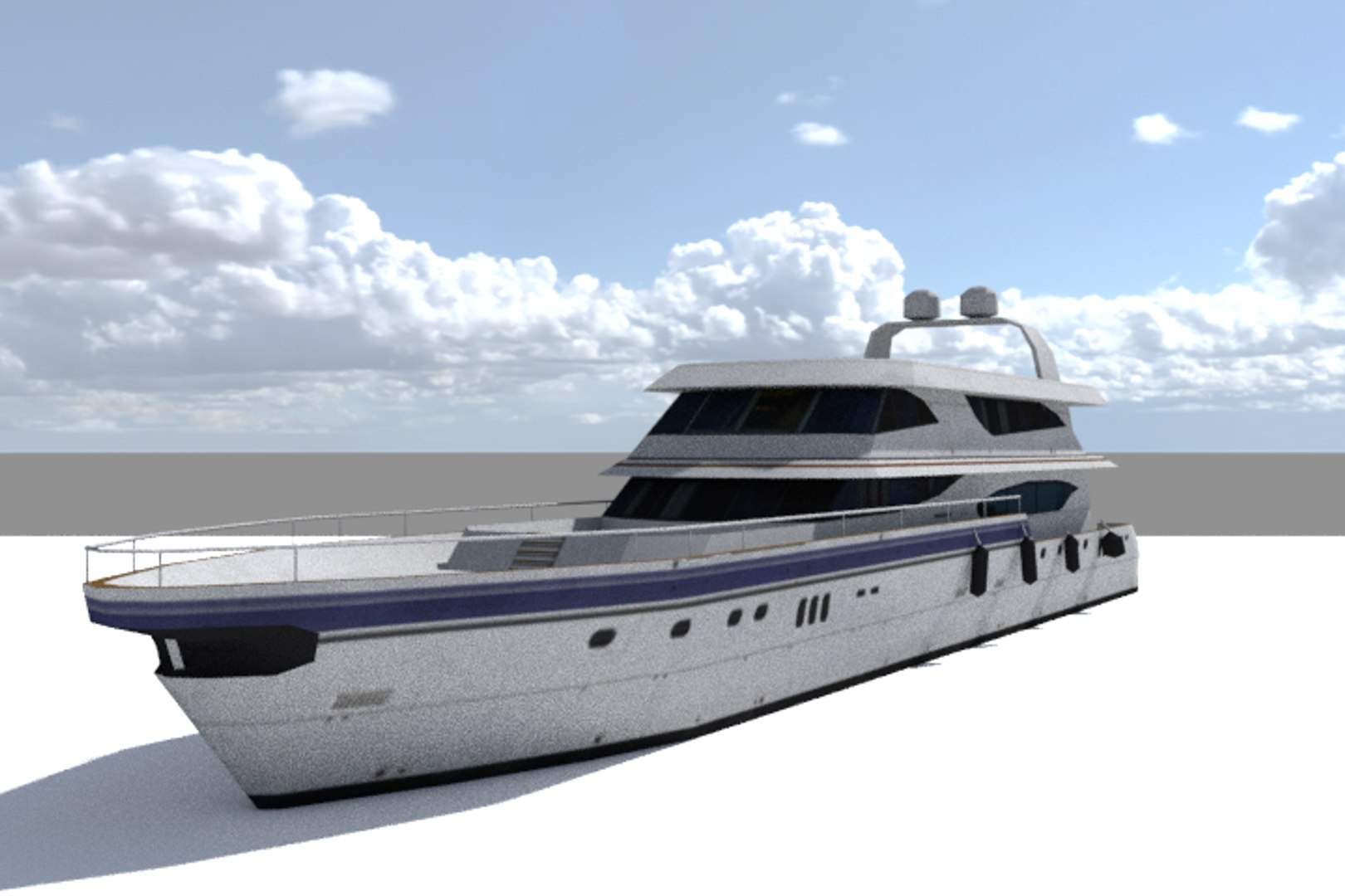 Yatch Model - TurboSquid 1149994