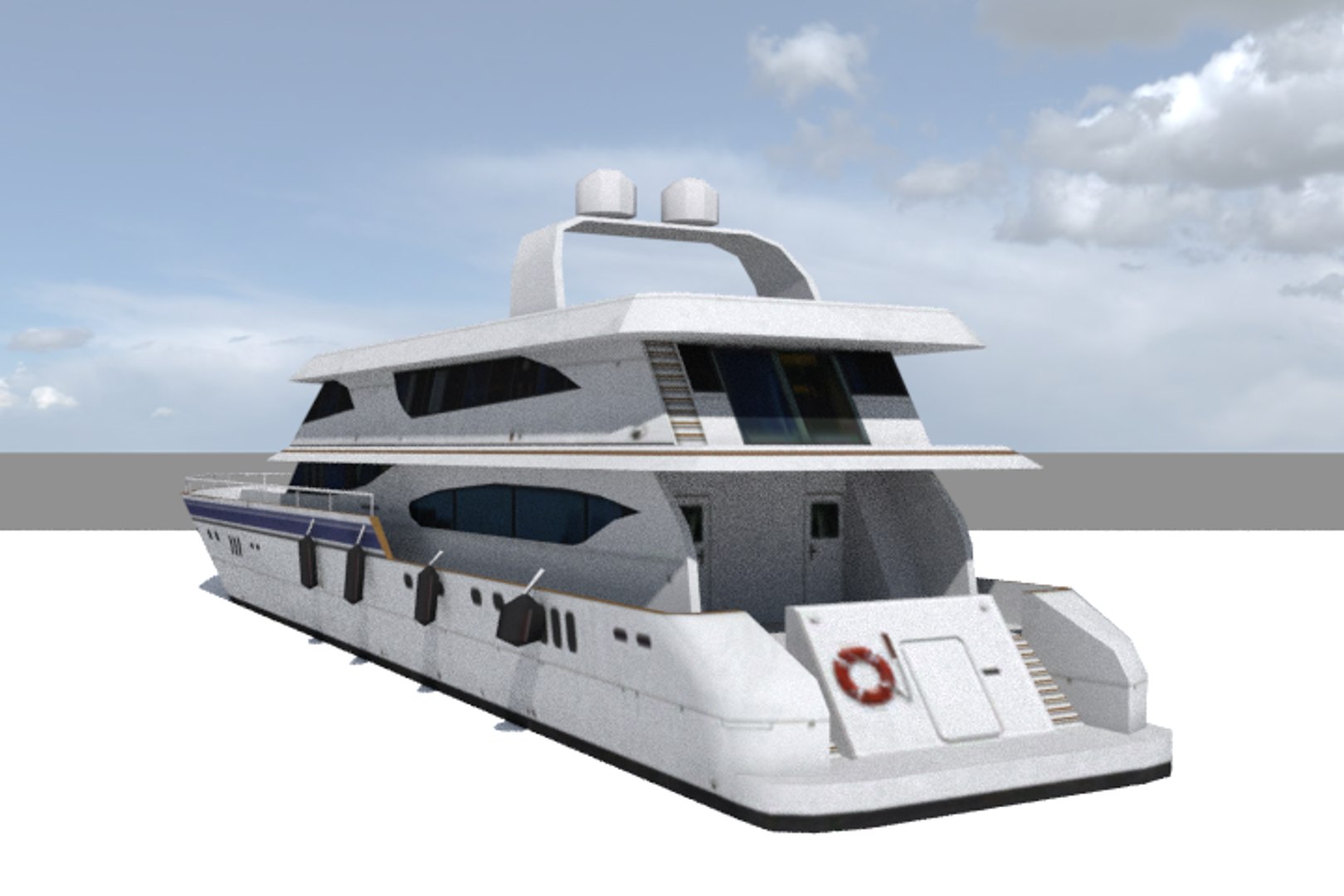 Yatch Model - TurboSquid 1149994