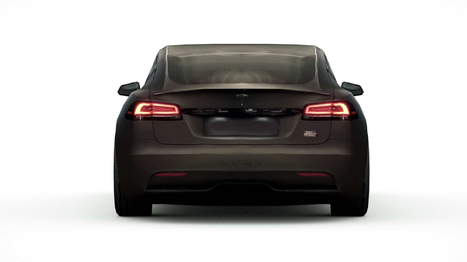 3D Tesla Model S Plaid 2024 Matte Black - TurboSquid 2219226