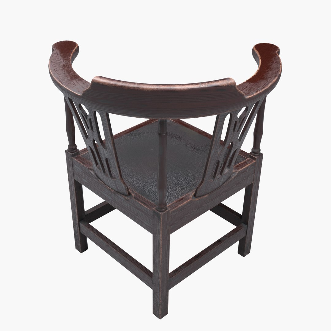 3D Old Chair Model - TurboSquid 1345452
