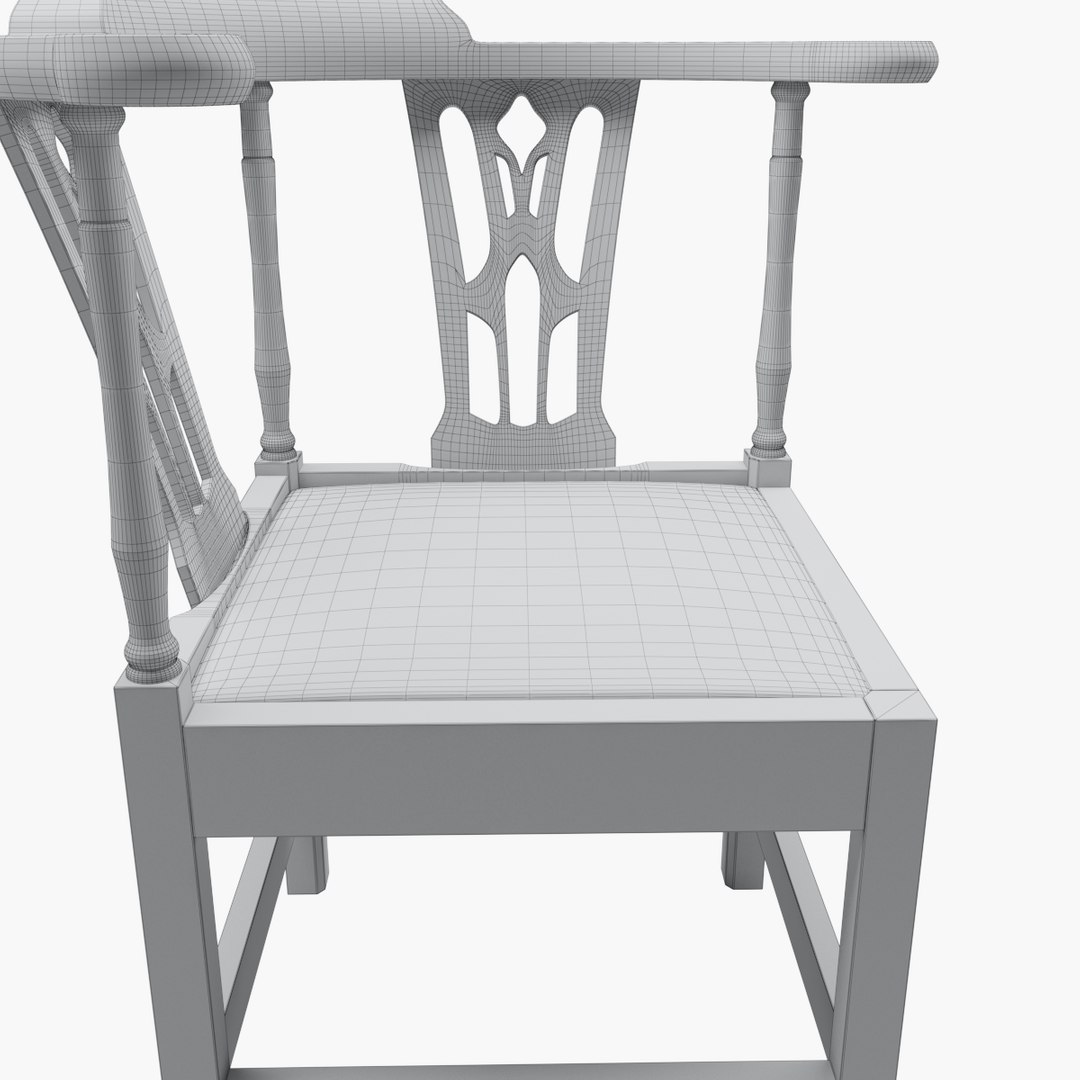 3D Old Chair Model - TurboSquid 1345452