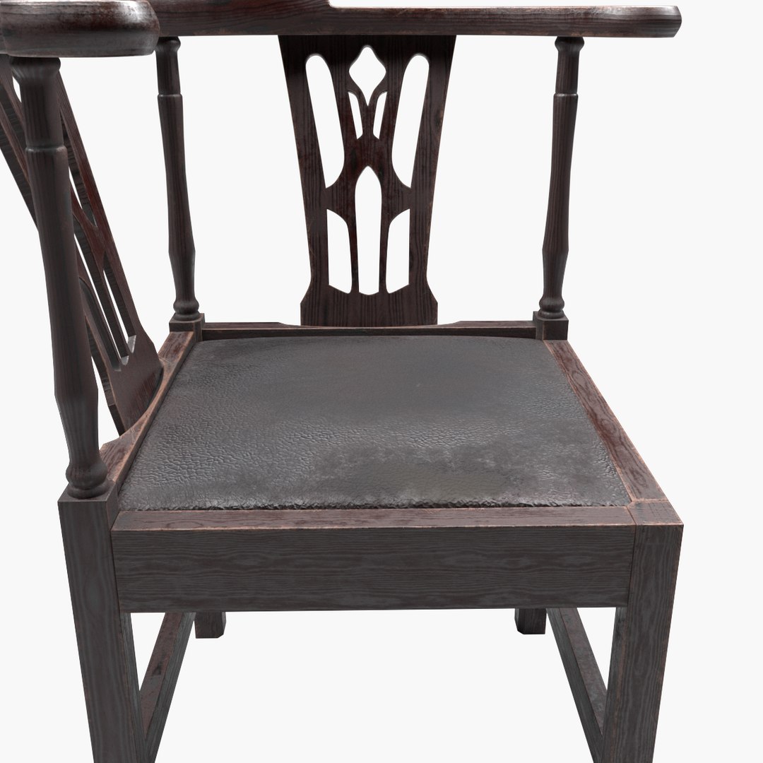 3D Old Chair Model - TurboSquid 1345452
