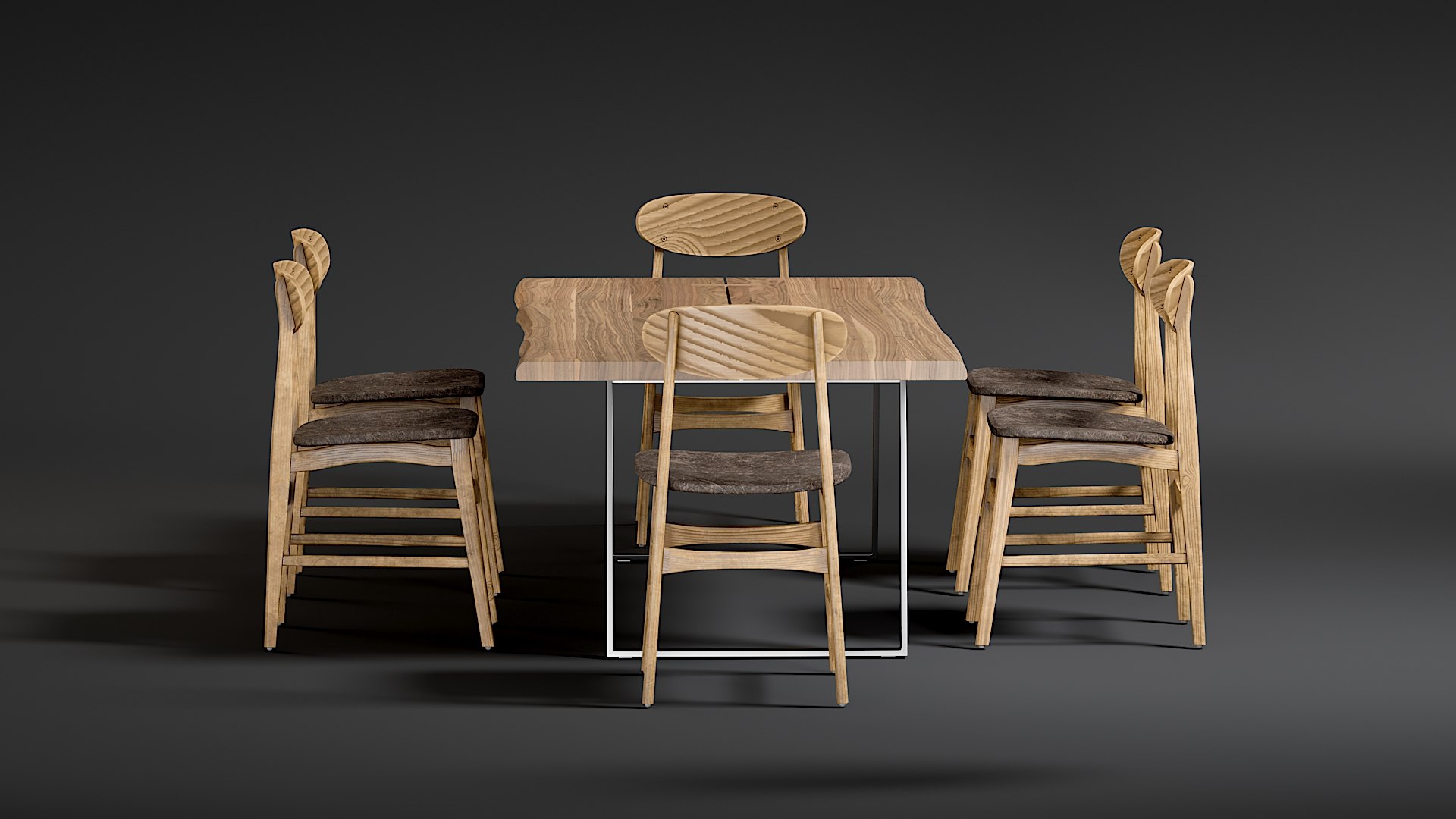 3D realistic dining table yukon - TurboSquid 1537586