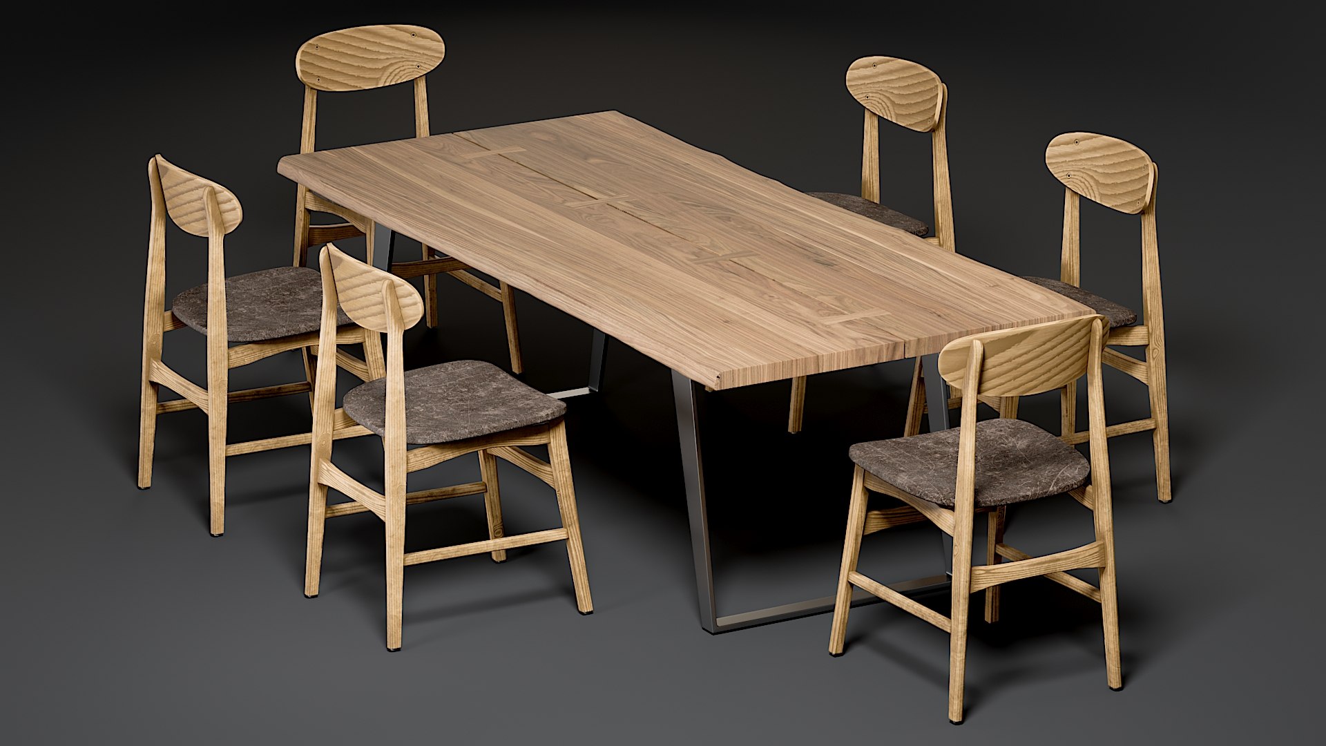 3D realistic dining table yukon - TurboSquid 1537586