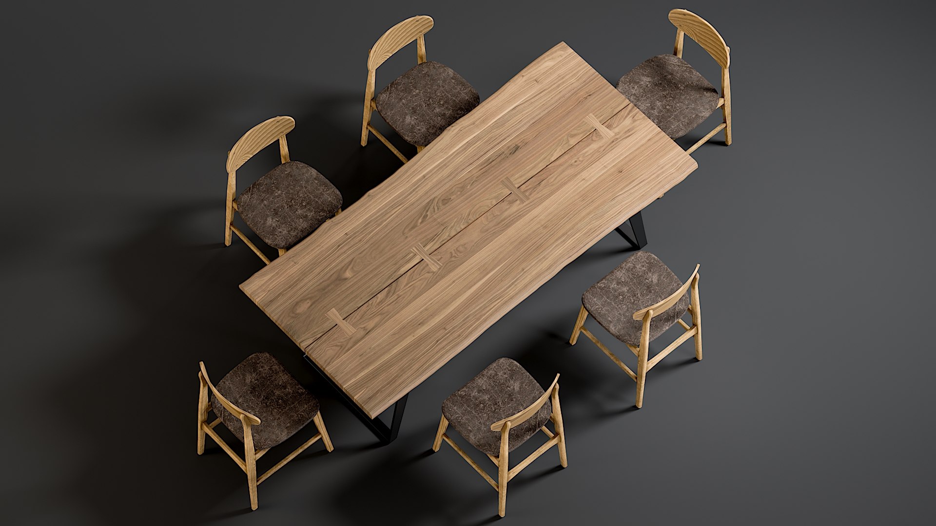 3D realistic dining table yukon - TurboSquid 1537586