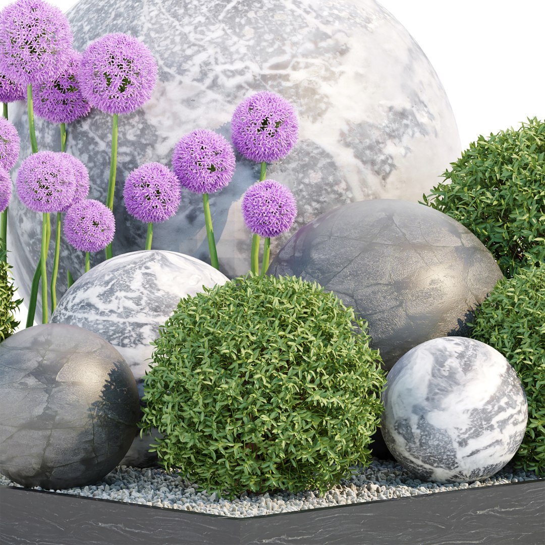 3D Outdoor garden set collection vol 172 model - TurboSquid 2003235