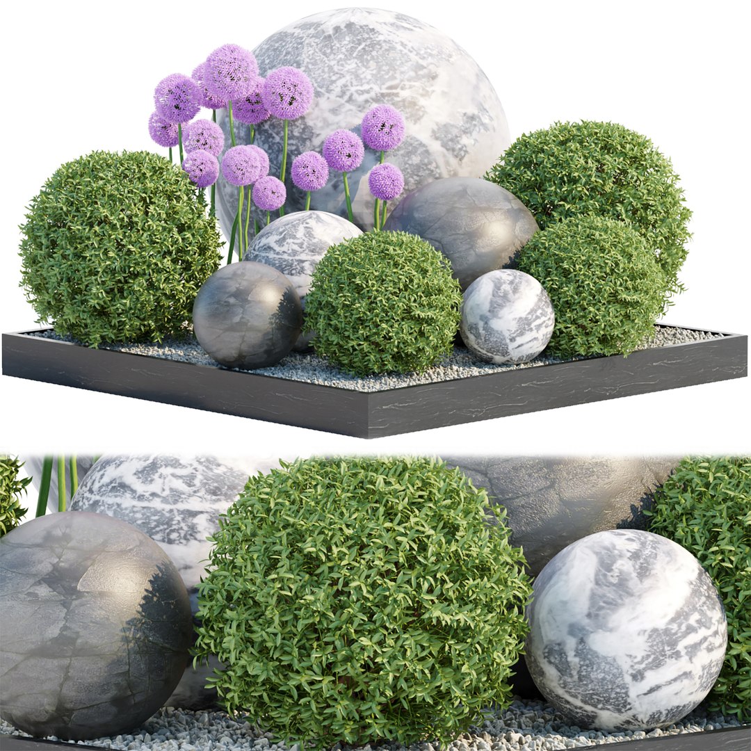 3D Outdoor garden set collection vol 172 model - TurboSquid 2003235