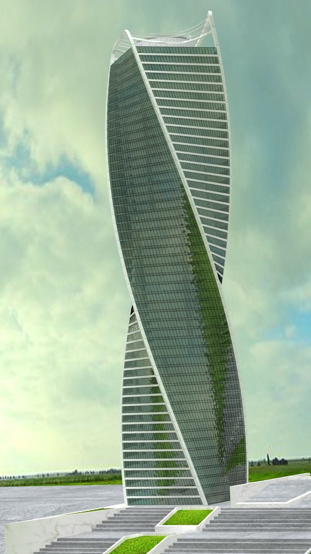 3d Evolution Tower Skyscraper