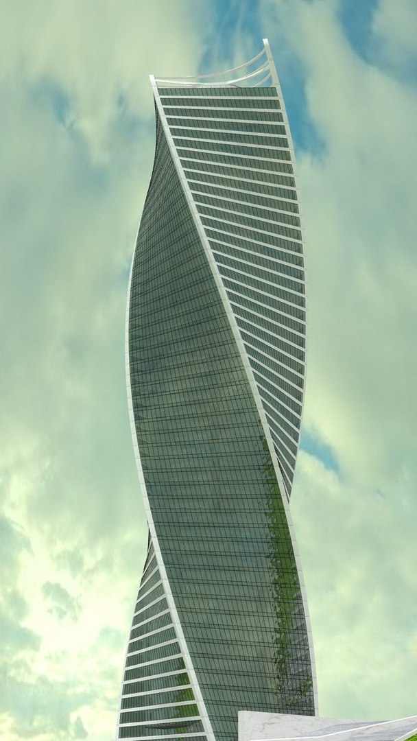 3d Evolution Tower Skyscraper