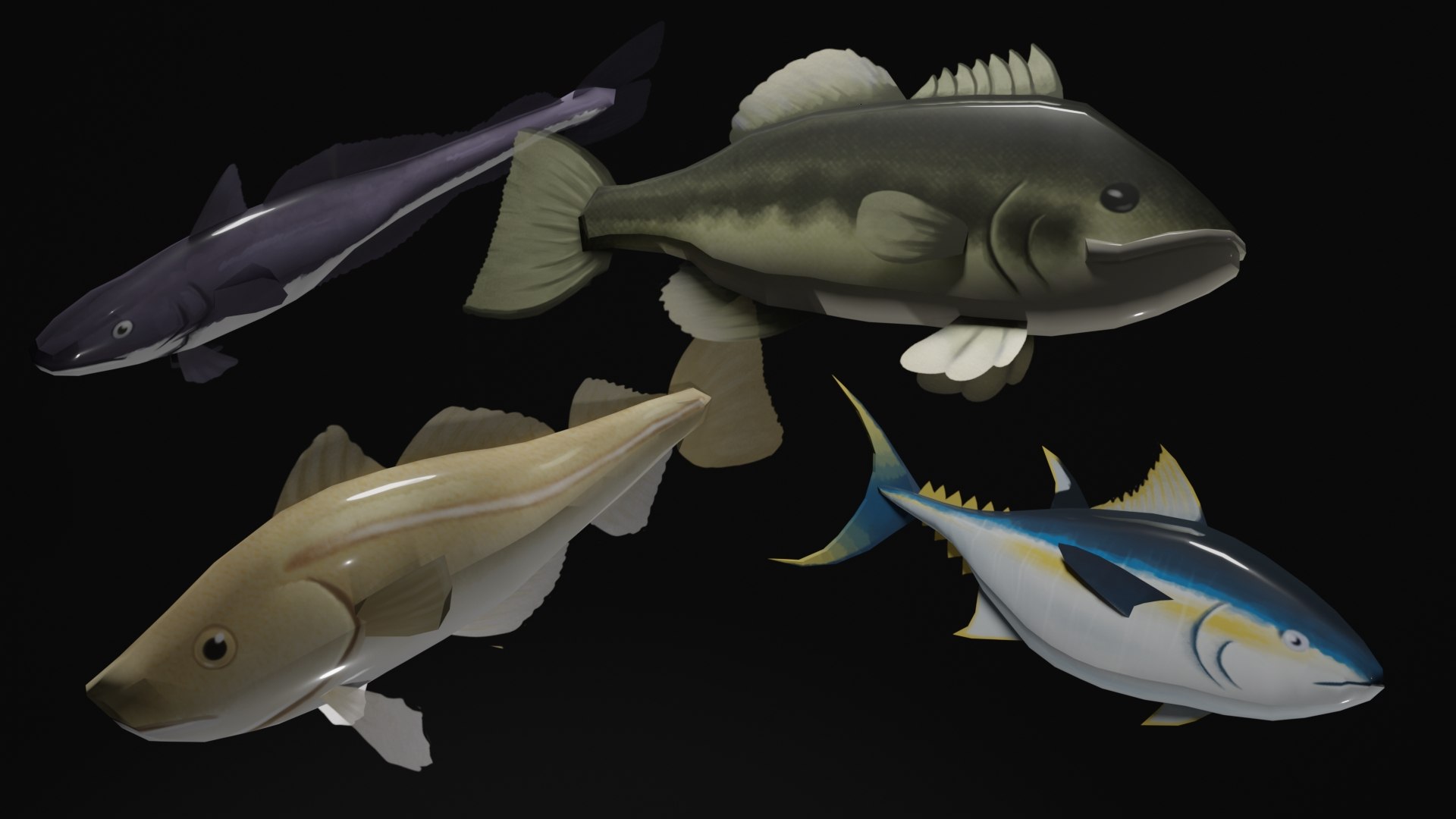 3D Model Cartoony Super Market Props - TurboSquid 2109961