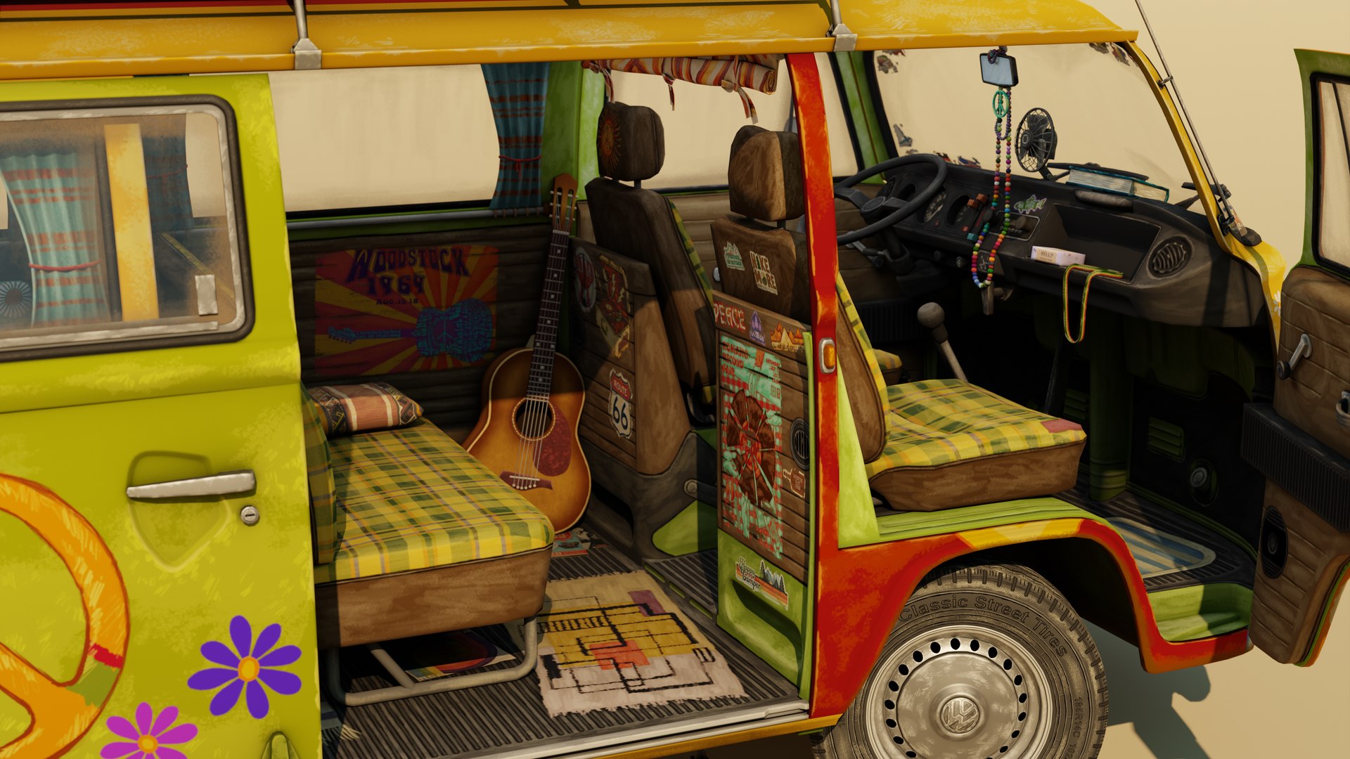 3D Volkswagen Van Transporter Stylized Model - TurboSquid 2158281