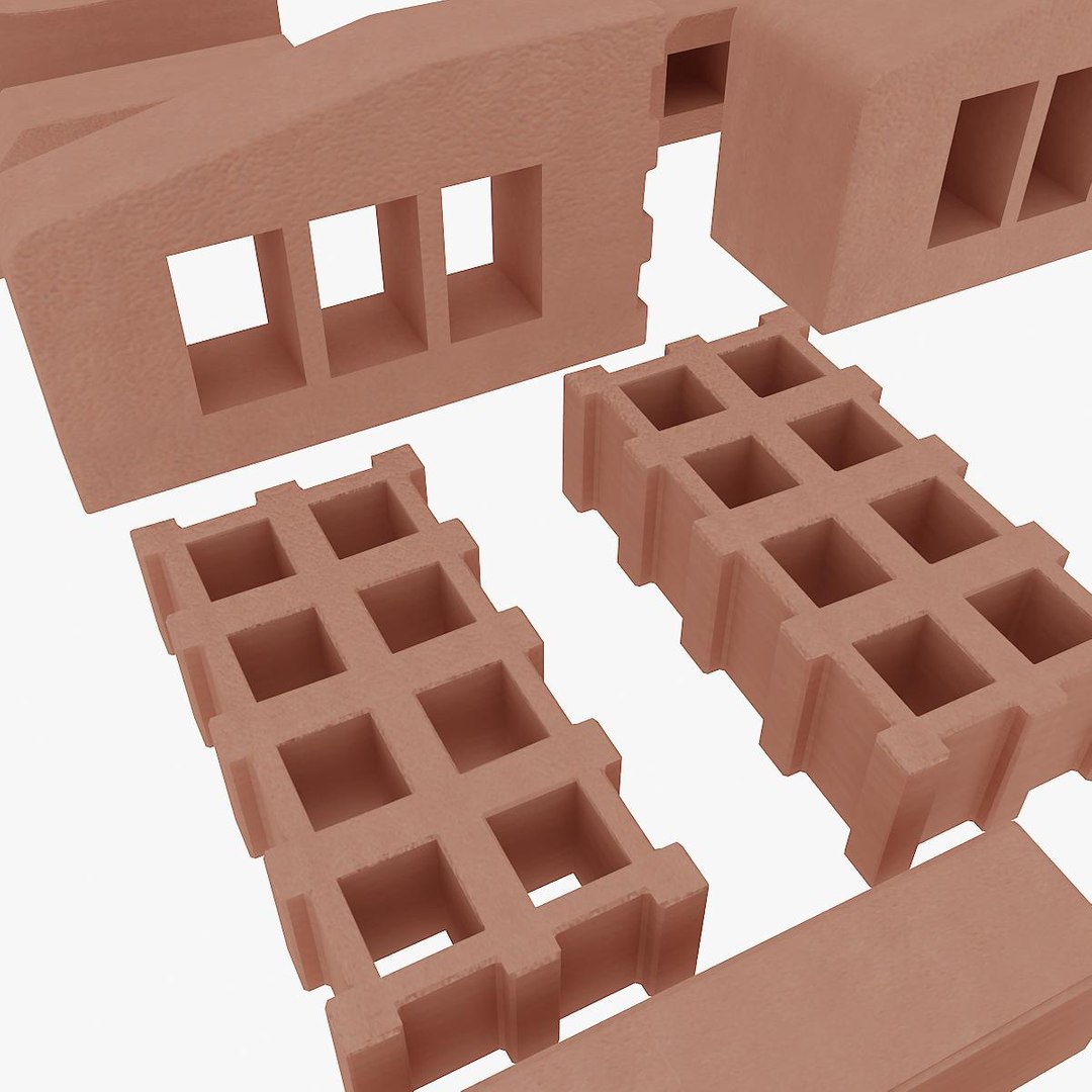 Klinker Bricks 3d Model