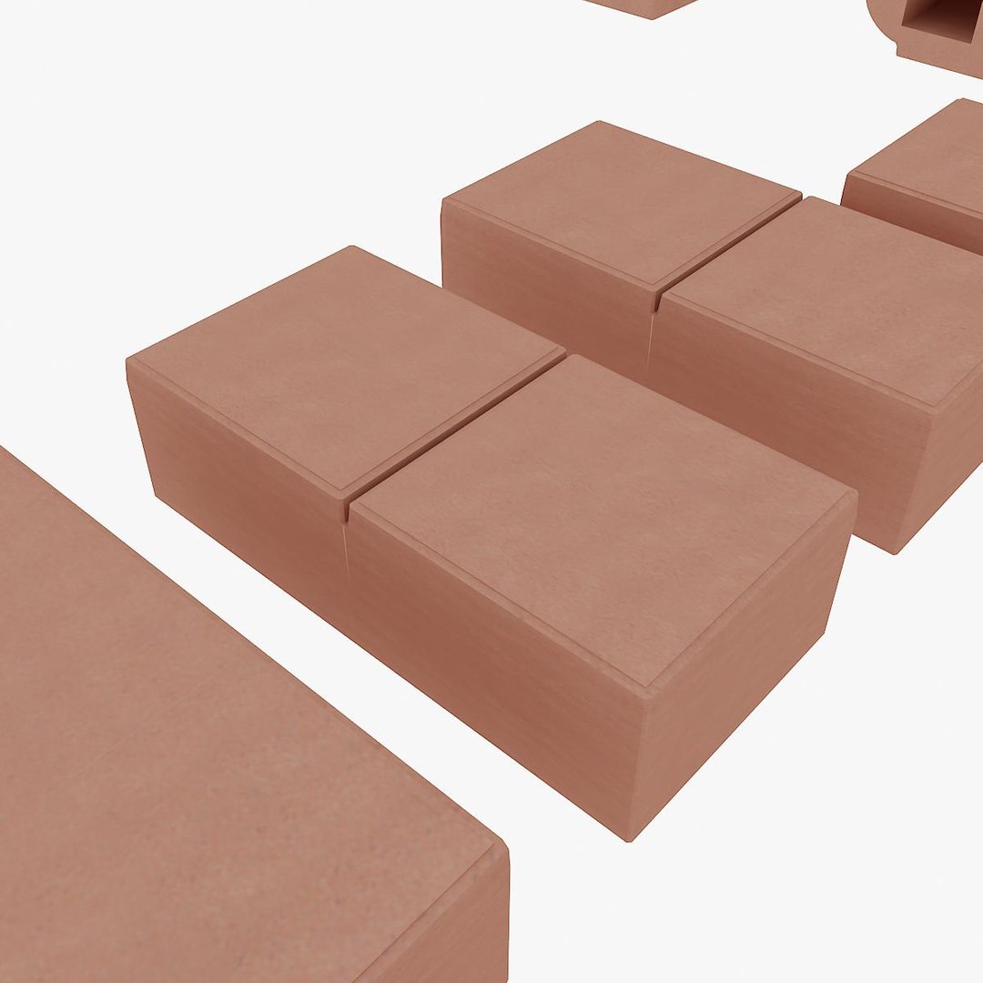 Klinker Bricks 3d Model