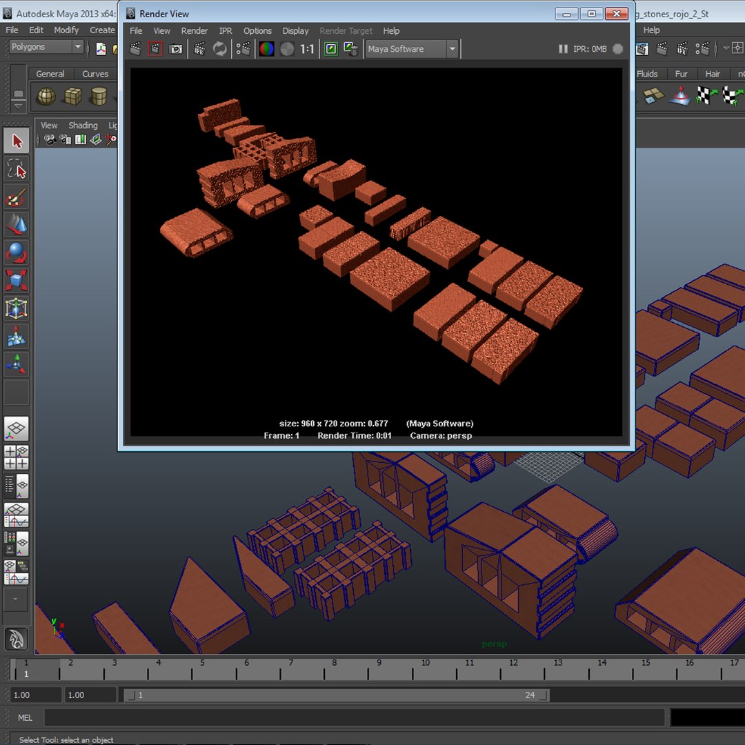 Klinker Bricks 3d Model