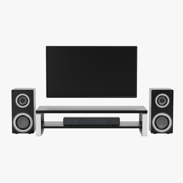 modelo 3d Unidad de TV 02 - TurboSquid 2371234