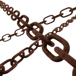 3D Model Old Chain - TurboSquid 1513307