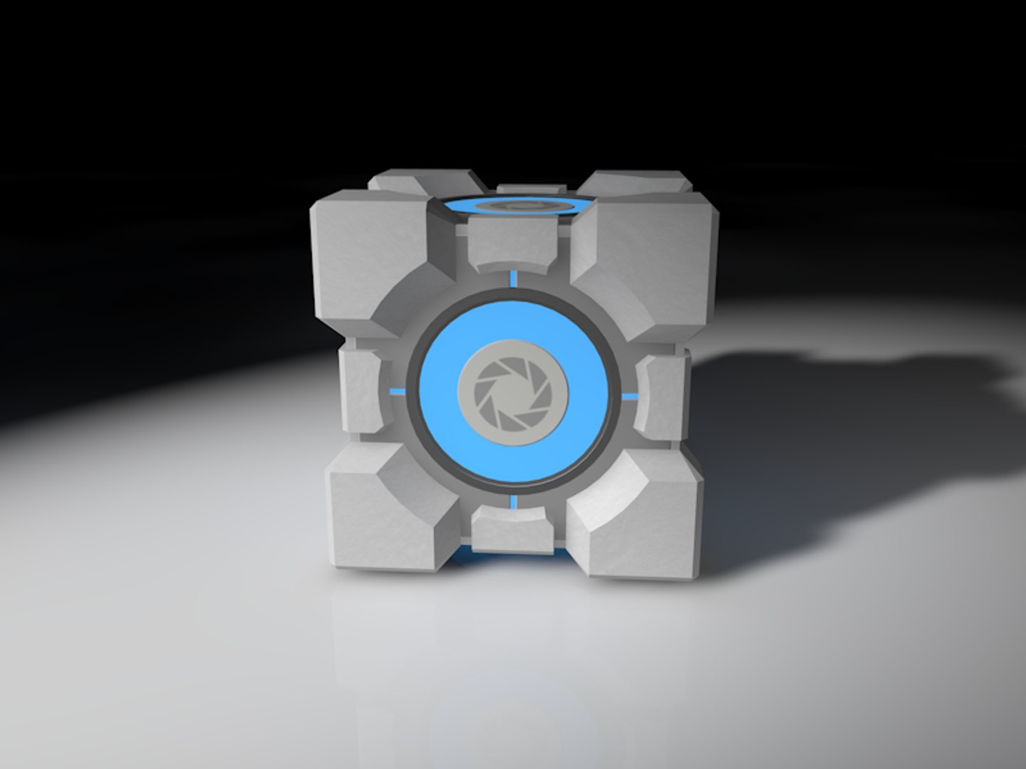 3d Weighted Storge Cube Portal Model