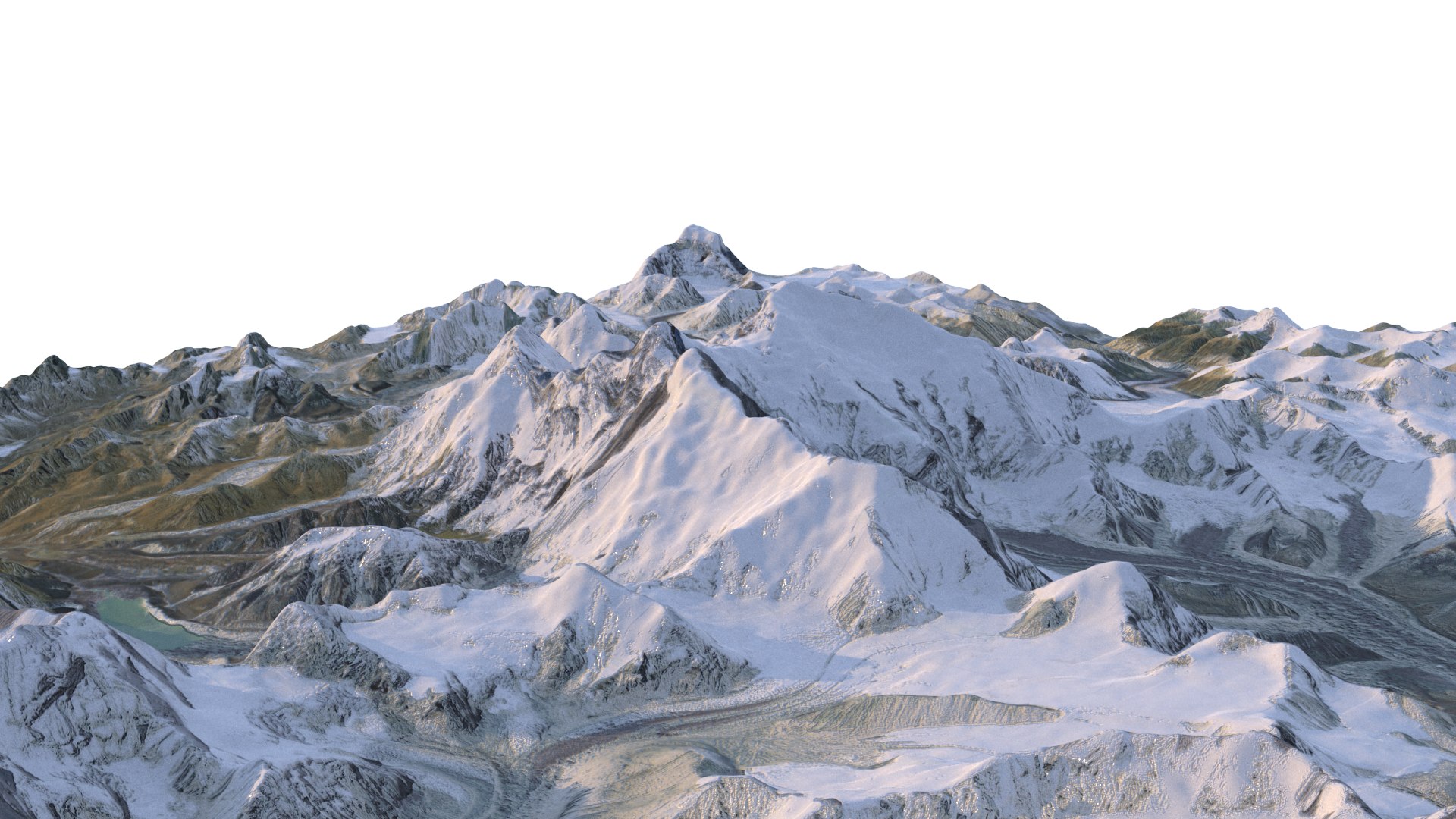 Mount Everest 3D model - TurboSquid 2011227