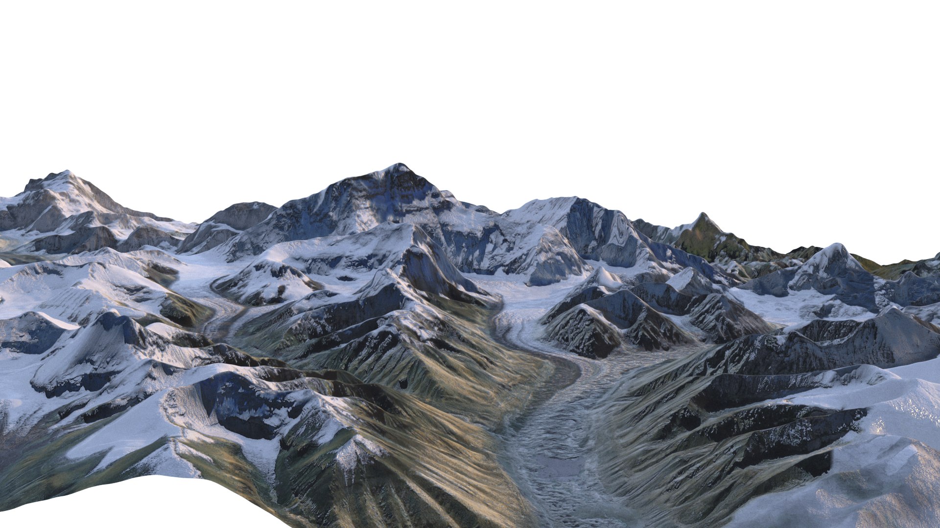 Mount Everest 3D model - TurboSquid 2011227