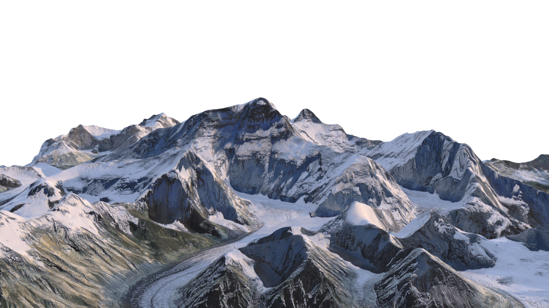 Mount Everest 3D model - TurboSquid 2011227