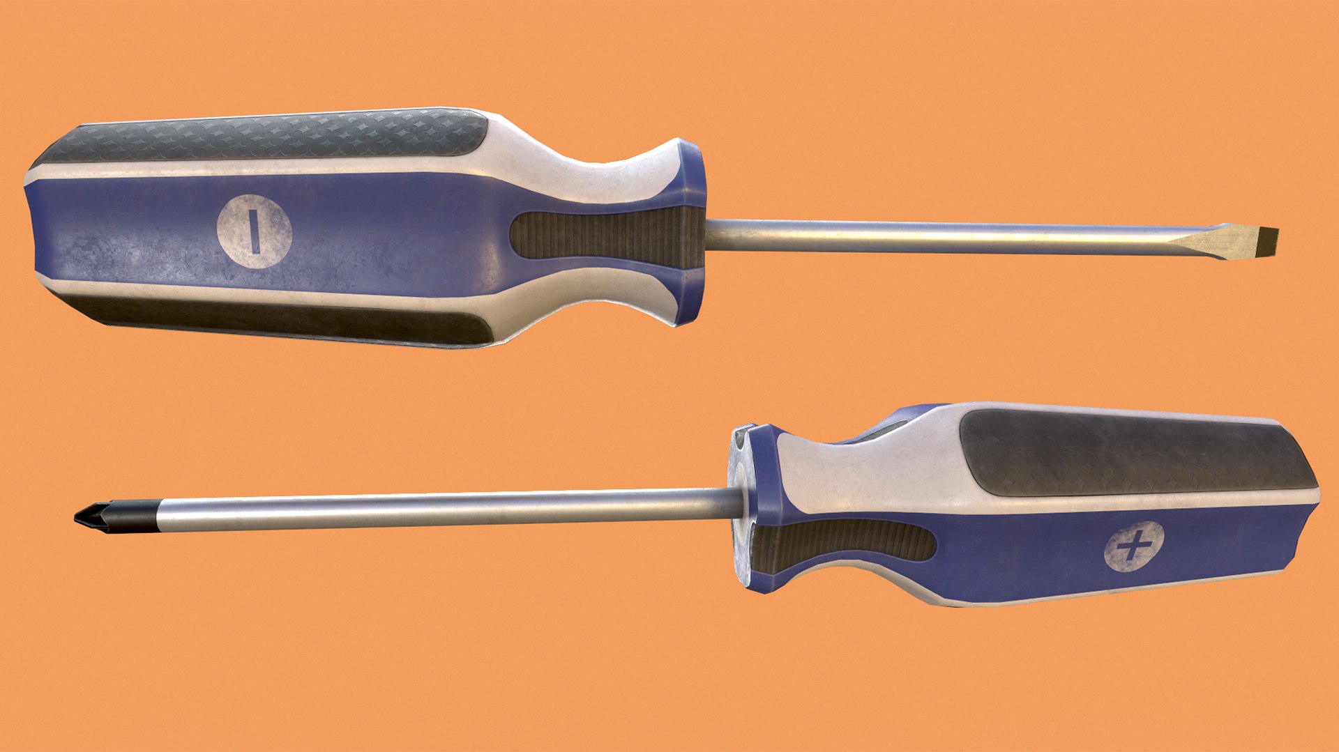 Screwdrivers 3D Model - TurboSquid 1893942