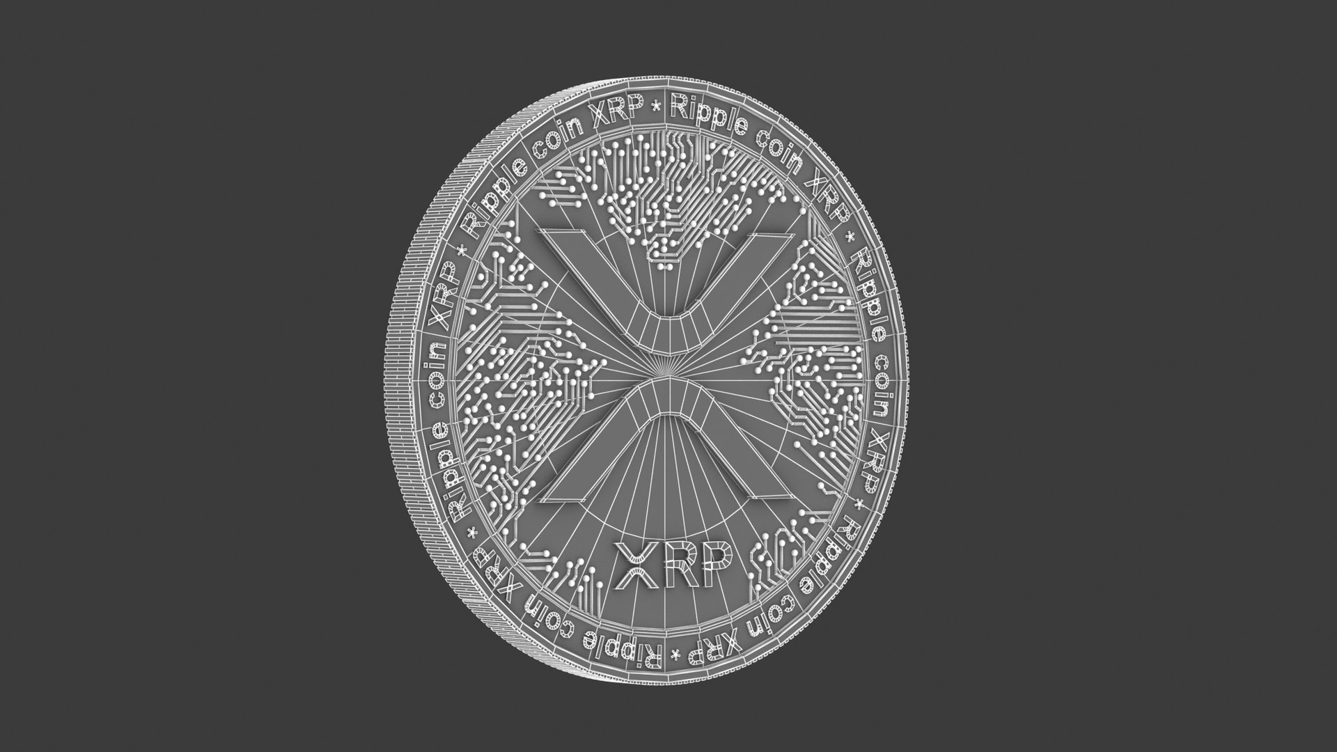 XRP Coin 3D - TurboSquid 1746524