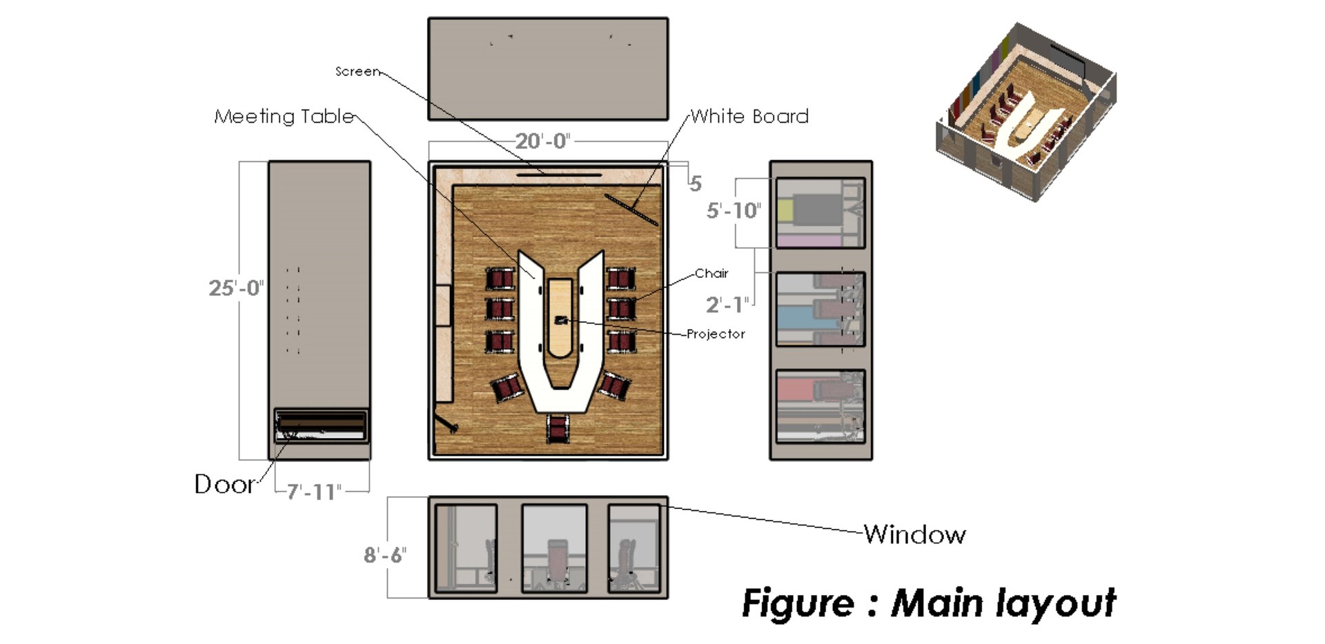 3D Full Meeting Room Setup - TurboSquid 2064753