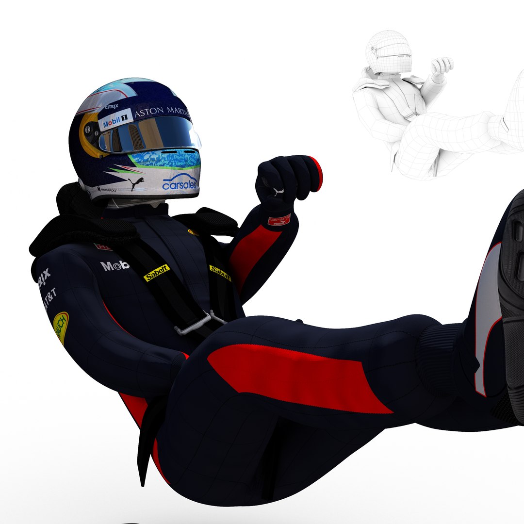 Daniel Ricciardo 2018 Model - TurboSquid 1329796