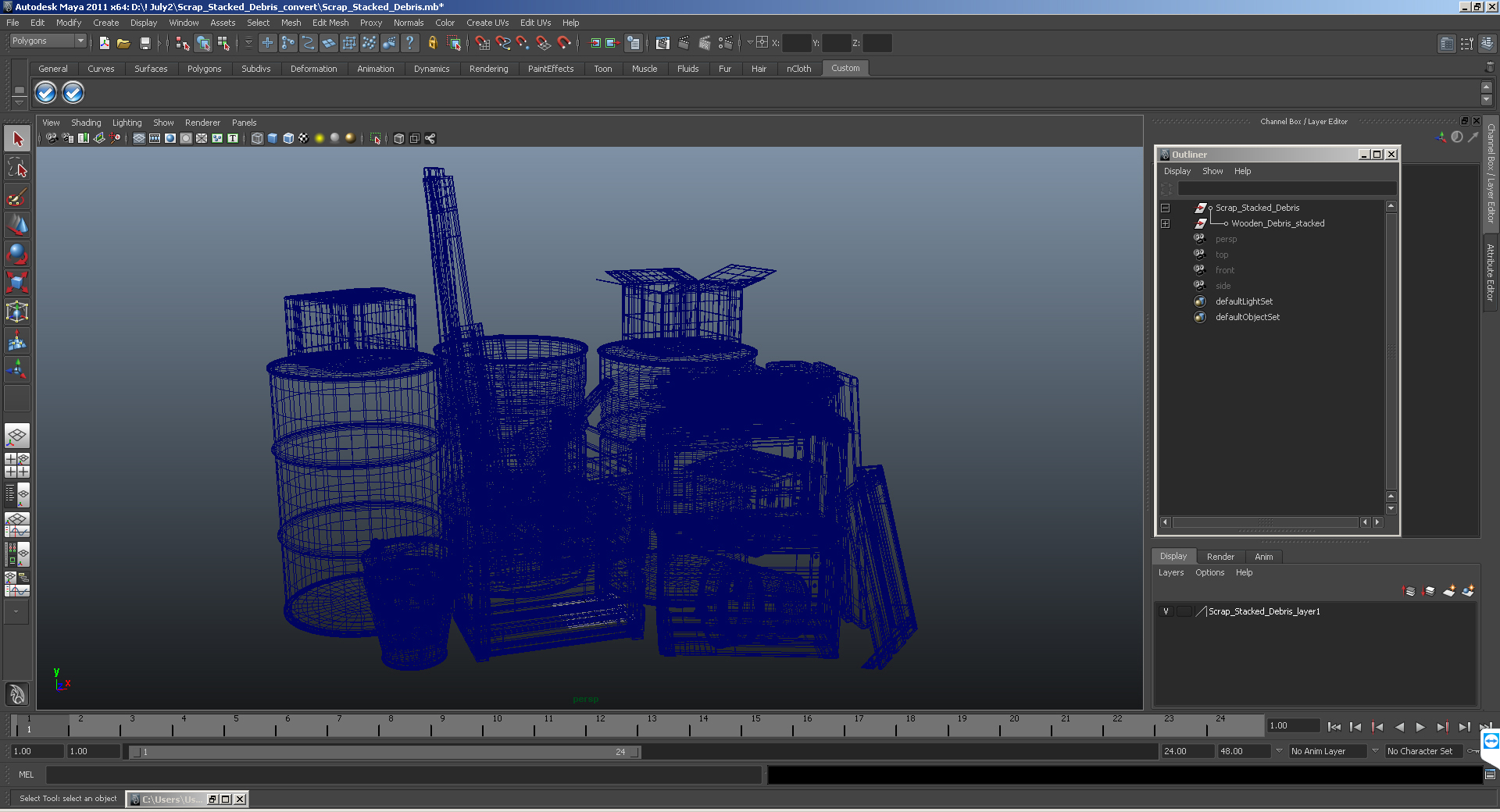 3D scrap stacked debris model - TurboSquid 1311288