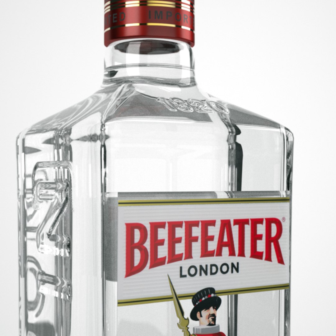 3d Gin Bottle