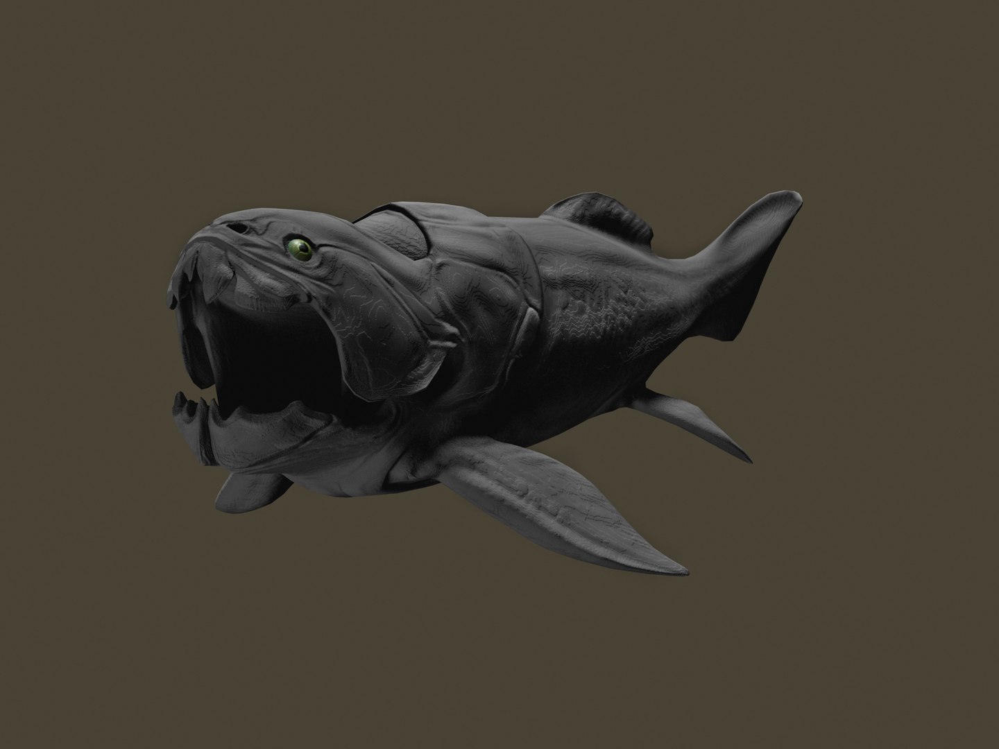 Dunkleosteus Animal 3D Model - TurboSquid 1355466