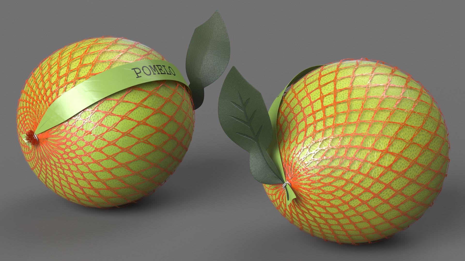 3D Pomelo Green Fruit Package Fur Model - TurboSquid 2012716