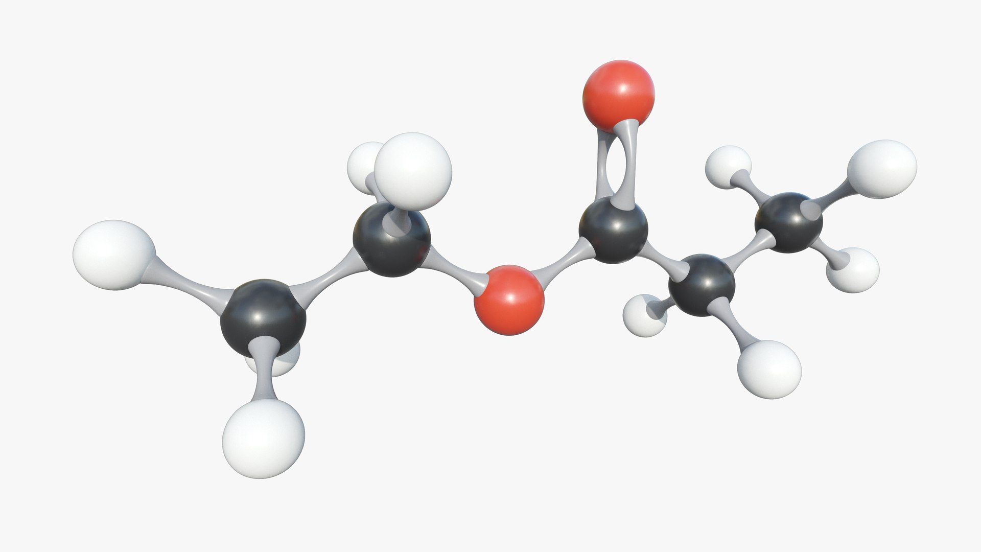 Ethyl Propionate Molecule With PBR 4K 8K 3D - TurboSquid 1943691